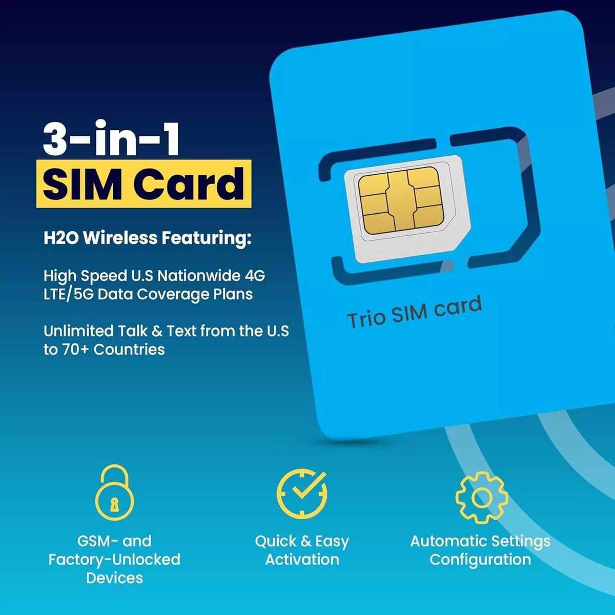 Lycamobile SIM Card 3 in 1 Standard/Micro/Nano Ready For Activation ...